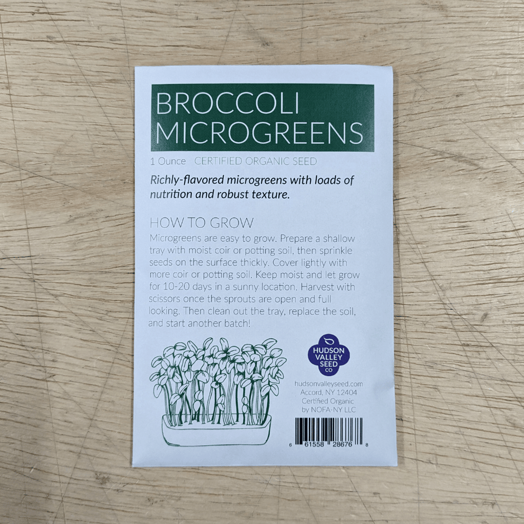 Broccoli Organic Seeds – Hudson Valley Seed Company