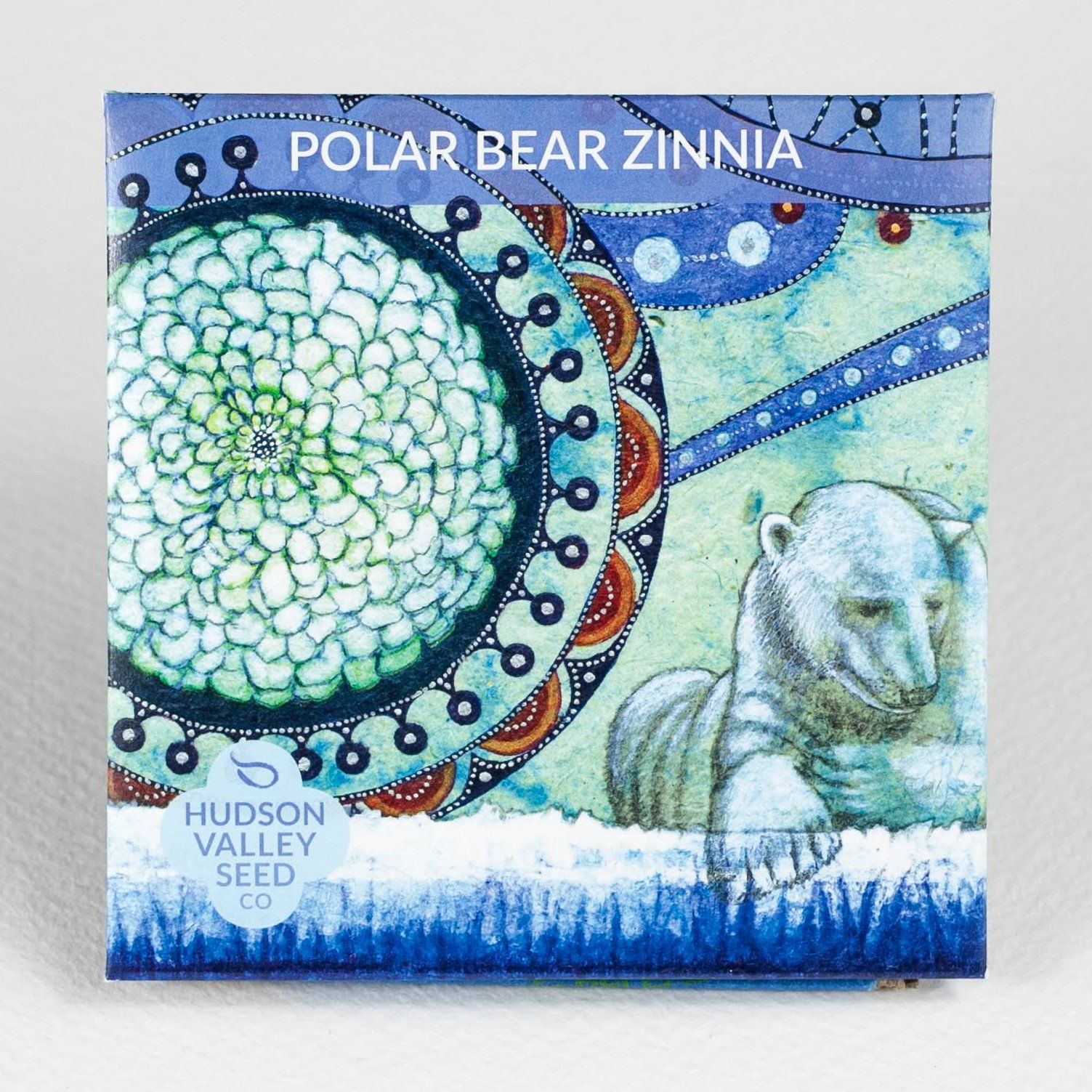 Polar Bear Zinnia Organic Seeds – Hudson Valley Seed Company